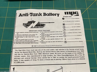 Airfix/MPC ho/oo scale #1-6203 German Anti Tank Battery kit #2 | eBay