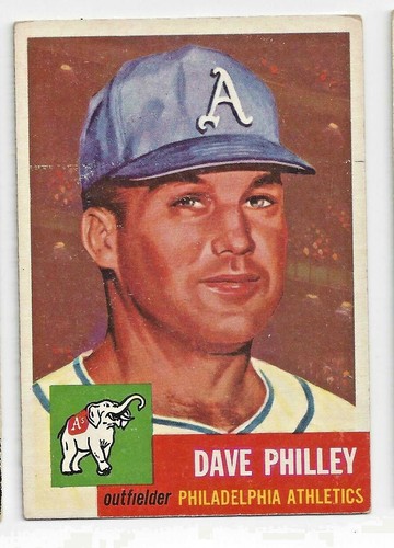 Dave Philley 1953 Topps ML Baseball Trading Card # 64 Phillies | eBay