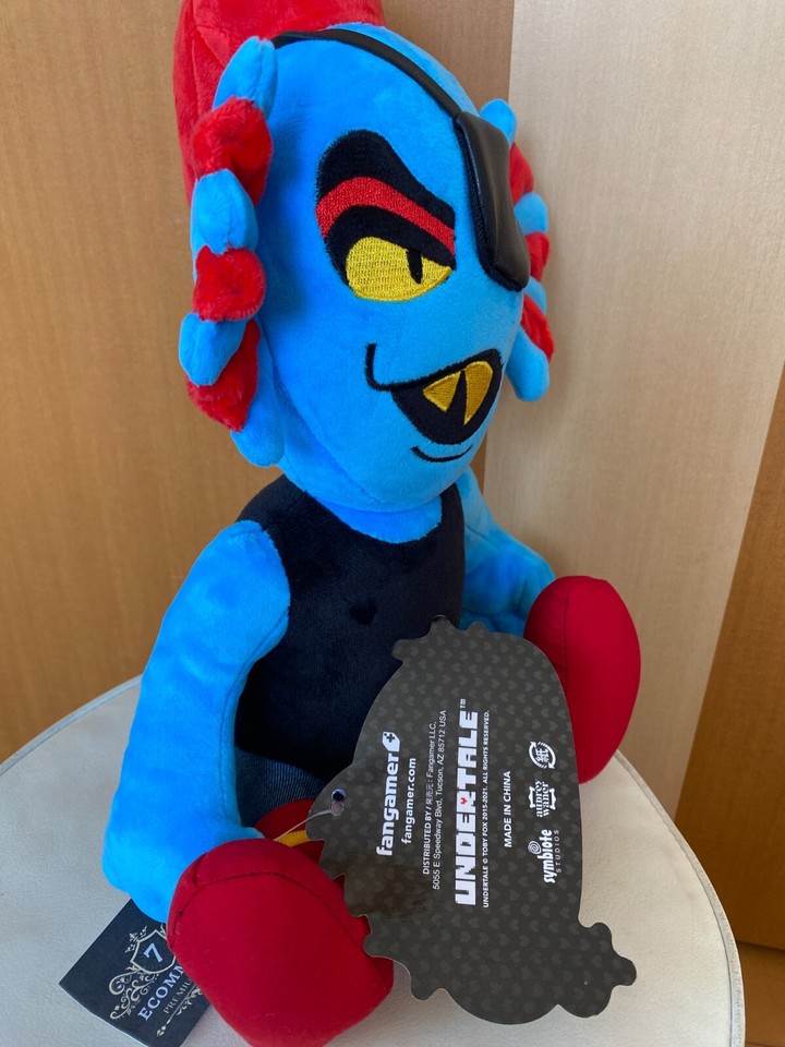 Undertale Undyne Plush 12" Official Collector's Plushie Figure Statue ...