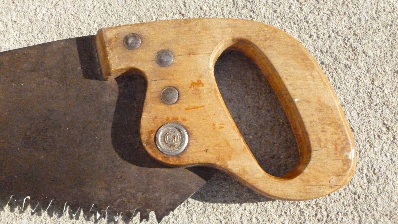 Vintage Disston Hand Painted Rip Saw Wall Hanging Folk Art Landscape ...