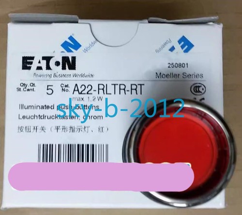 1 PCS NEW EATON MOELLER illuminated button head A22-RLTR-RT | eBay
