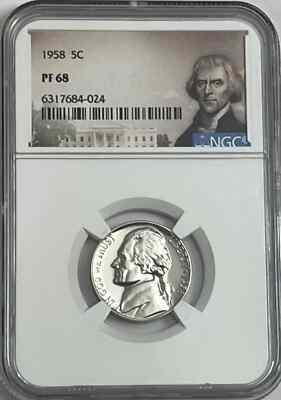 1958 Jefferson Nickel 5C NGC PF 68 | eBay
