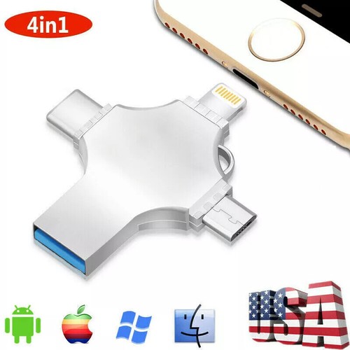 4 IN 1 USB Flash Drive Memory Stick for Samsung iPhone Android iPad PC | eBay