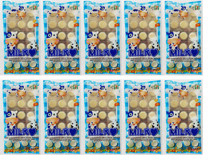 10 x Roscela Milk Tablet Candy Tasty Sweetened Flavoured Only at 7-11 ...