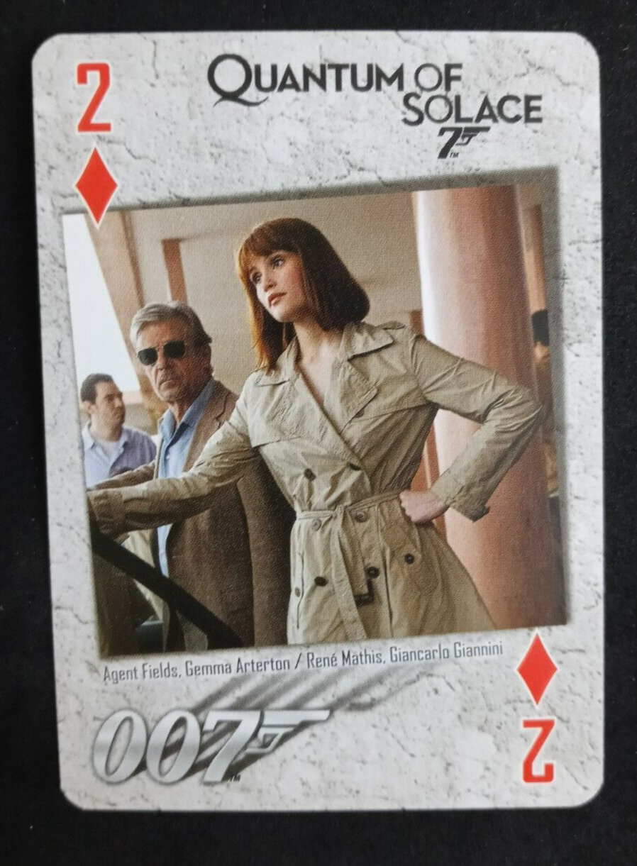2008 James Bond 007 Quantum of Solace Playing Card 2 Diamonds | eBay
