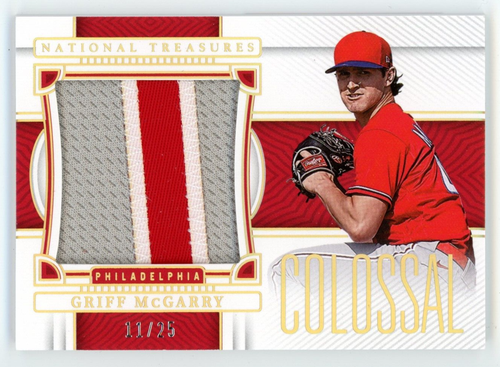 2023 National Treasures Colossal Patch /25 Griff McGarry #CM-GM ...