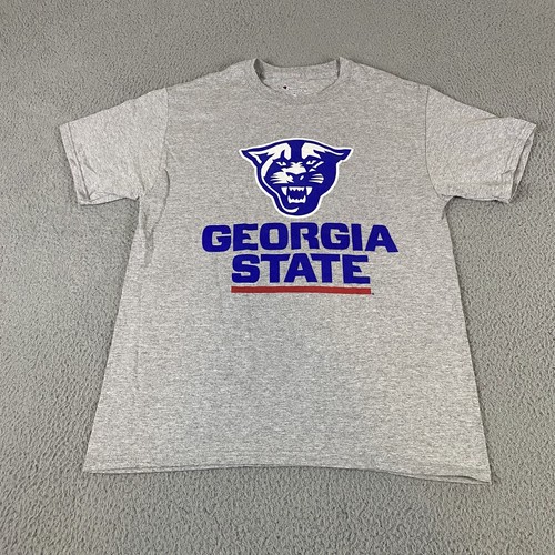 Georgia State Panthers T Shirt Mens Medium Gray Football Short Sleeve ...