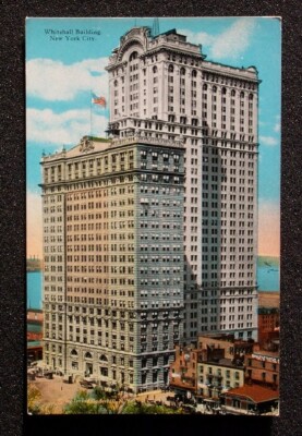 1911 Whitehall Building Manhattan NYC NY Postcard New York | eBay