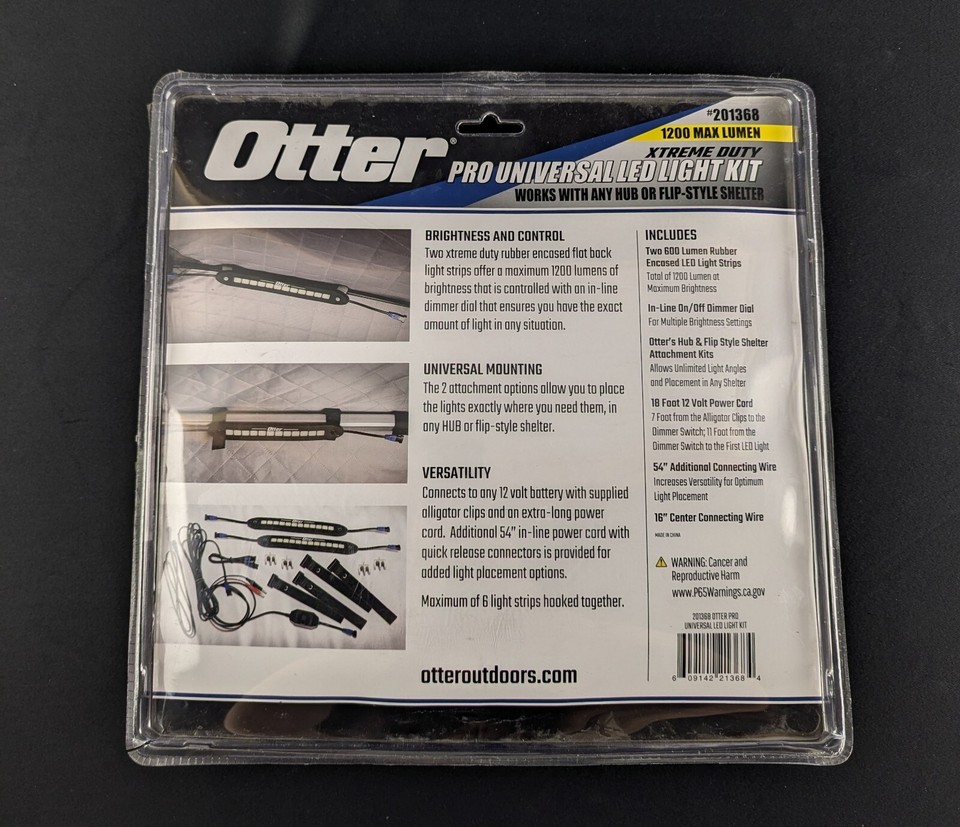 Otter Pro Xtreme Duty Universal LED Light Kit 1200 Max Lumen DAMAGED ...