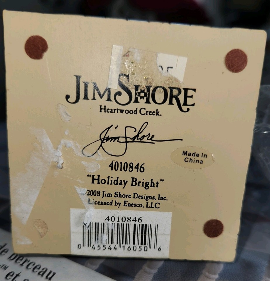 Jim Shore Santa Claus Holiday Bright 4010846 St. Nicholas with Lantern ...