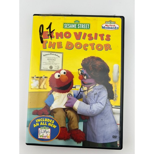 Sesame Street Elmo Visits the Doctor DVD 2005 Sony Wonder Kid Preschool ...