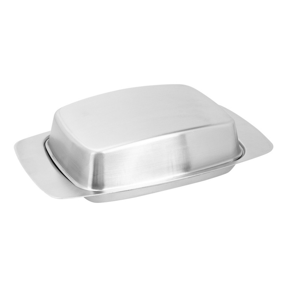 Cheese Serving Plate Lidded Butter Tray Stainless Butter Dish with ...