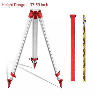 59'' Universal Survey Tripod Laser Level Transit Level with 5m ...