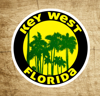 Key West Florida Decal Sticker 3" Sunset Mile 0 Keys | eBay
