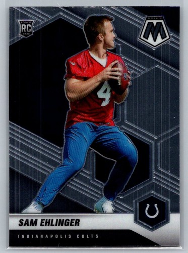2021 Panini Mosaic Rookie RC #372 Sam Ehlinger Indianapolis Colts ...