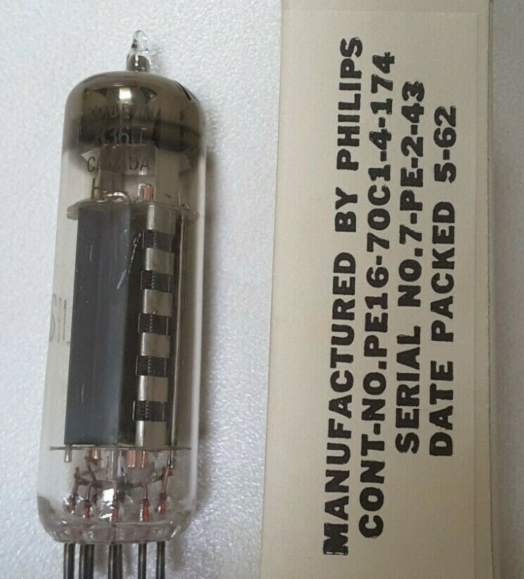 6360 Philips Vintage Electron Vacuum Tube, NOS In Box, Military, 1962 ...
