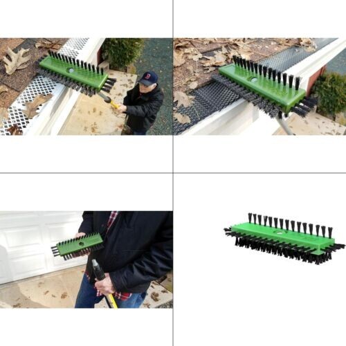 NEW Gutter Guard Brush Cleaning 11 In. Inch UV Tool Rain No Rustproof ...