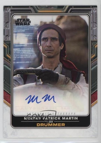 2022 Star Wars The Book of Boba Fett Murphy Patrick Martin as Drummer Auto z7j | eBay