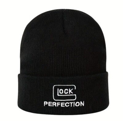Glock Black Beanie Knit Hat. Embroidered, Elastic. Brand New. Looks ...