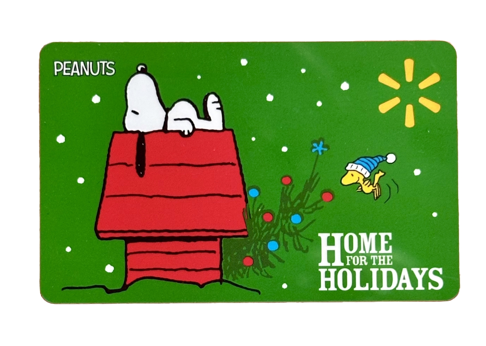 Snoopy On His Dog House Christmas GIFT CARD. No Cash Value. | eBay