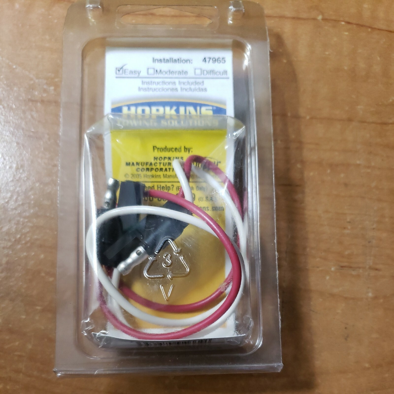 Hopkins 47965 2-Pole Flat Extension Wire Connector | eBay