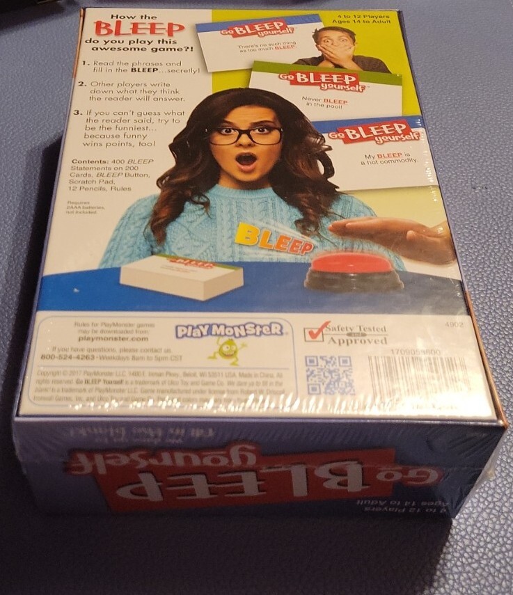 Go Bleep Yourself The Party Game That Dares You to Fill in The Blanks ...