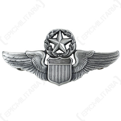 New US COMMANDING PILOT WINGS - Metal Uniform Cap Pin Badge Air Force ...