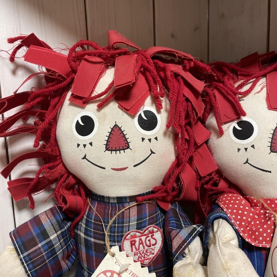 25 RAGS Raggedy Ann & Andy Rag Spare Antique Doll | eBay
