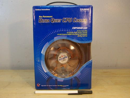 Zalman CNPS9500 - ULTRA QUIET CPU COOLER - heatsink/fan for Intel P4 ...