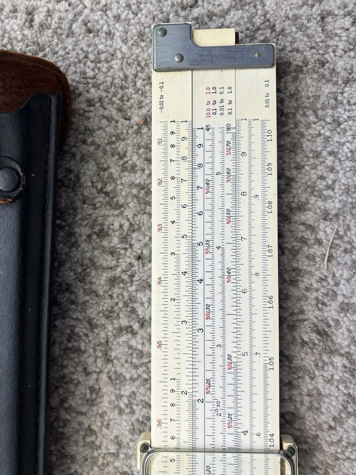 Keuffel & Esser N4080-3 Log Log Duplex Trig & N4053-3 Slide Rules w ...