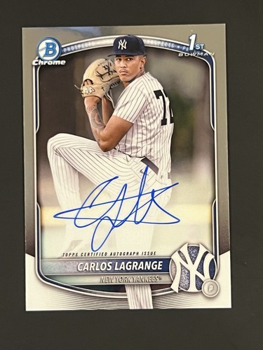 Carlos Lagrange 1st Bowman Chrome Auto | eBay