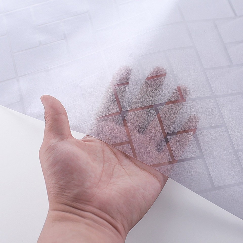 Privacy WIndows Film Rhombic Blurry Pattern Frosted Window Sticker for ...