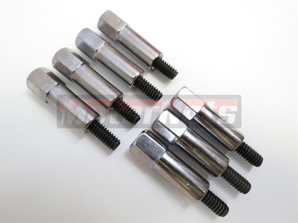 AMC & Jeep Chrome Valve Cover Bolt Set 199 232 258 Bolts Kit Nuts Studs ...