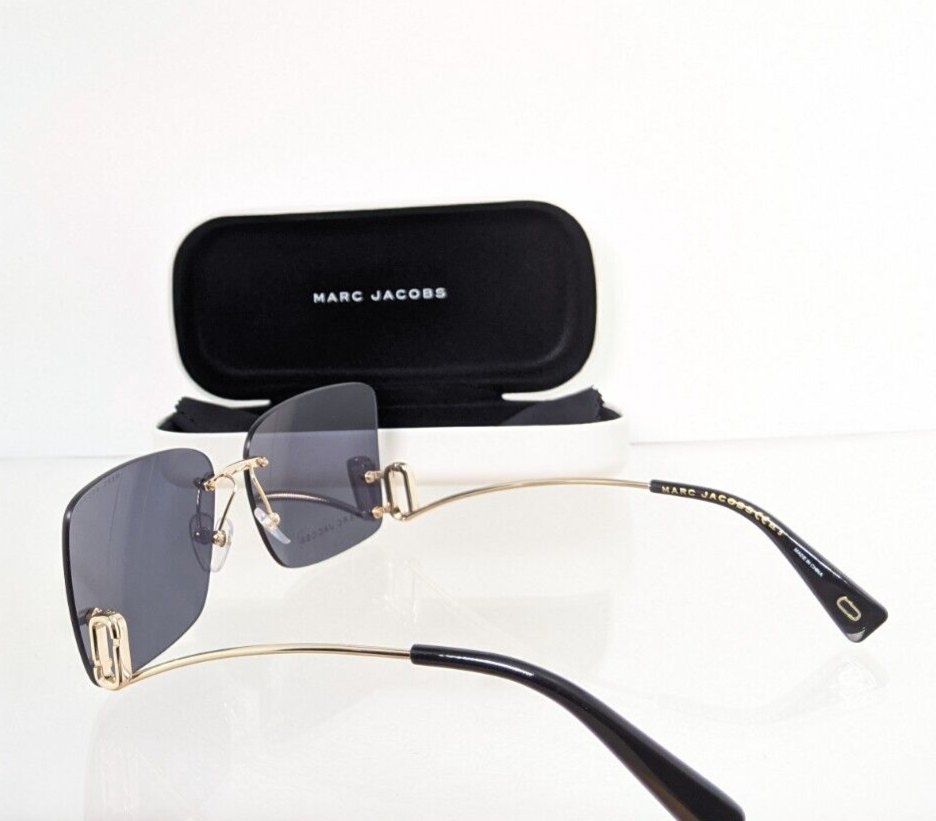 Brand New Authentic Marc Jacobs 372/S 807IR Gold Frame Grey Lenses 372 ...