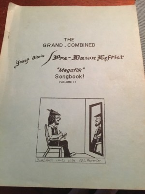 The Grand, Combined YOSEF ALARIC Pre-dawn Leftist Megafilk Songbook | eBay