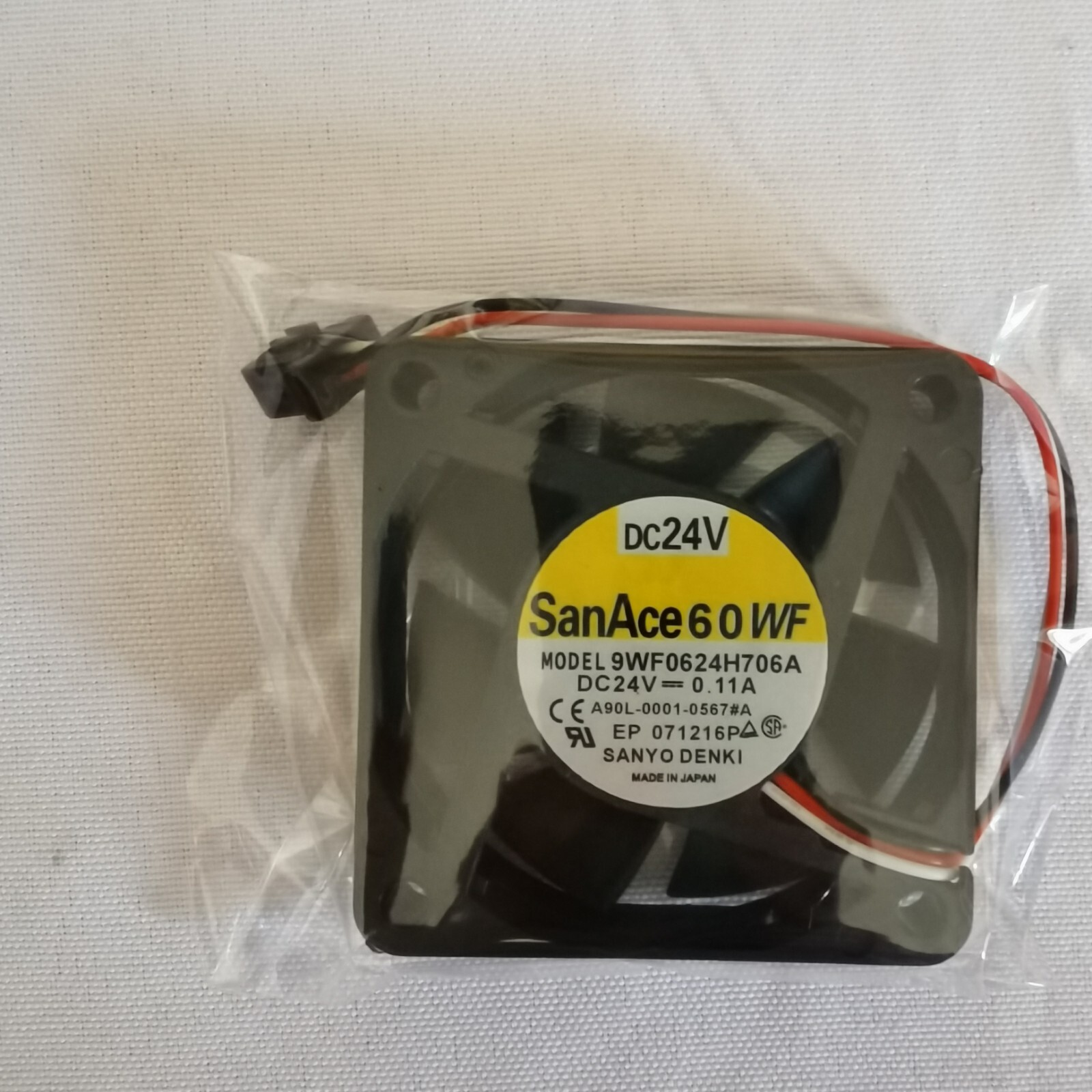 Original FANUC FAN 9WF0624H706A A90L-0001-0567#A 24V WITH original PLUG ...