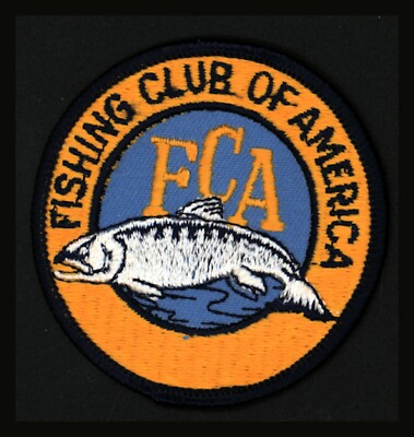 Fishing Club of America FCA Anglers Outdoors Association Round Club ...