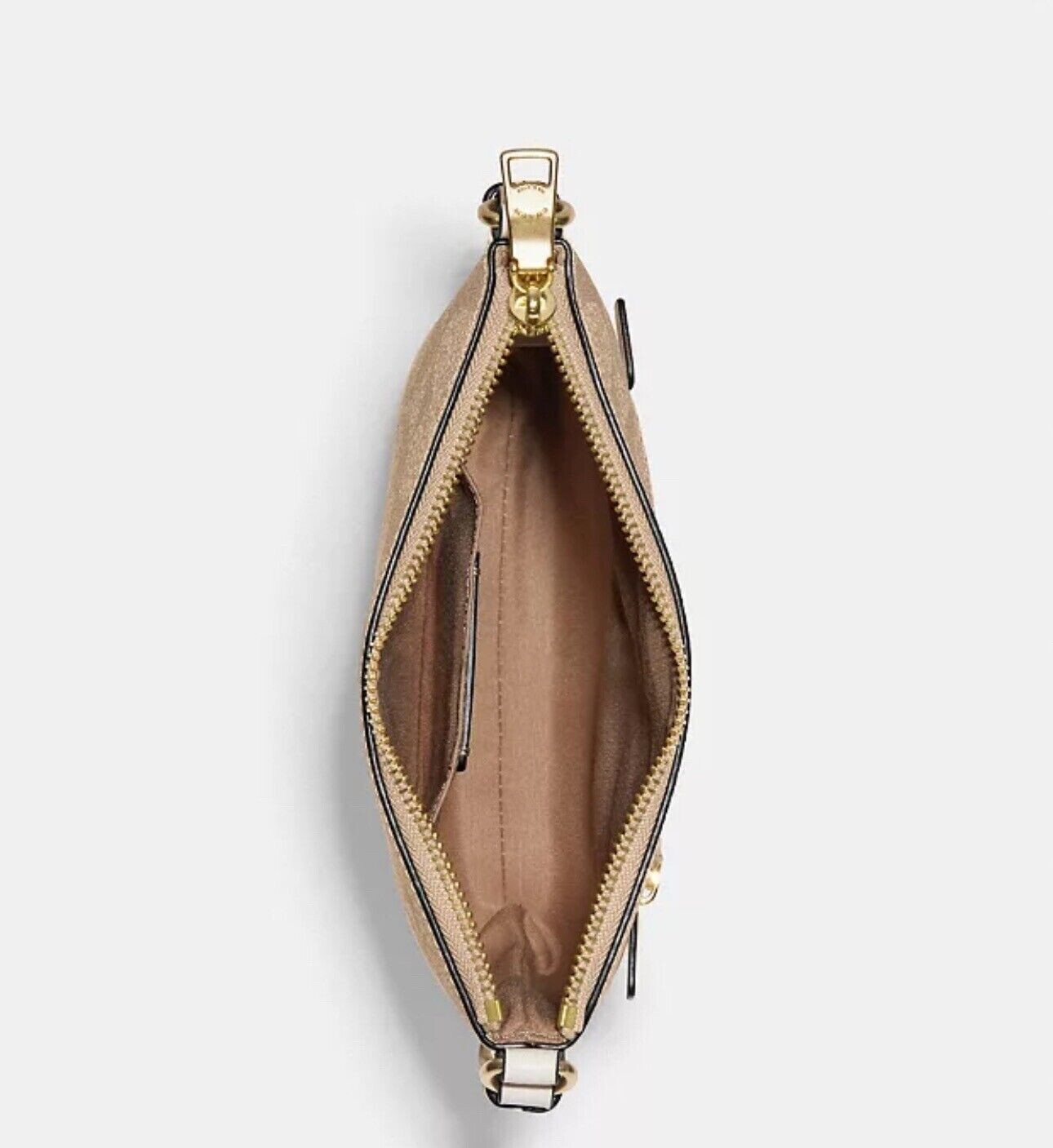 COACH Mini Rowan CF340 Signature Canvas Crossbody File Bag Preowned for ...