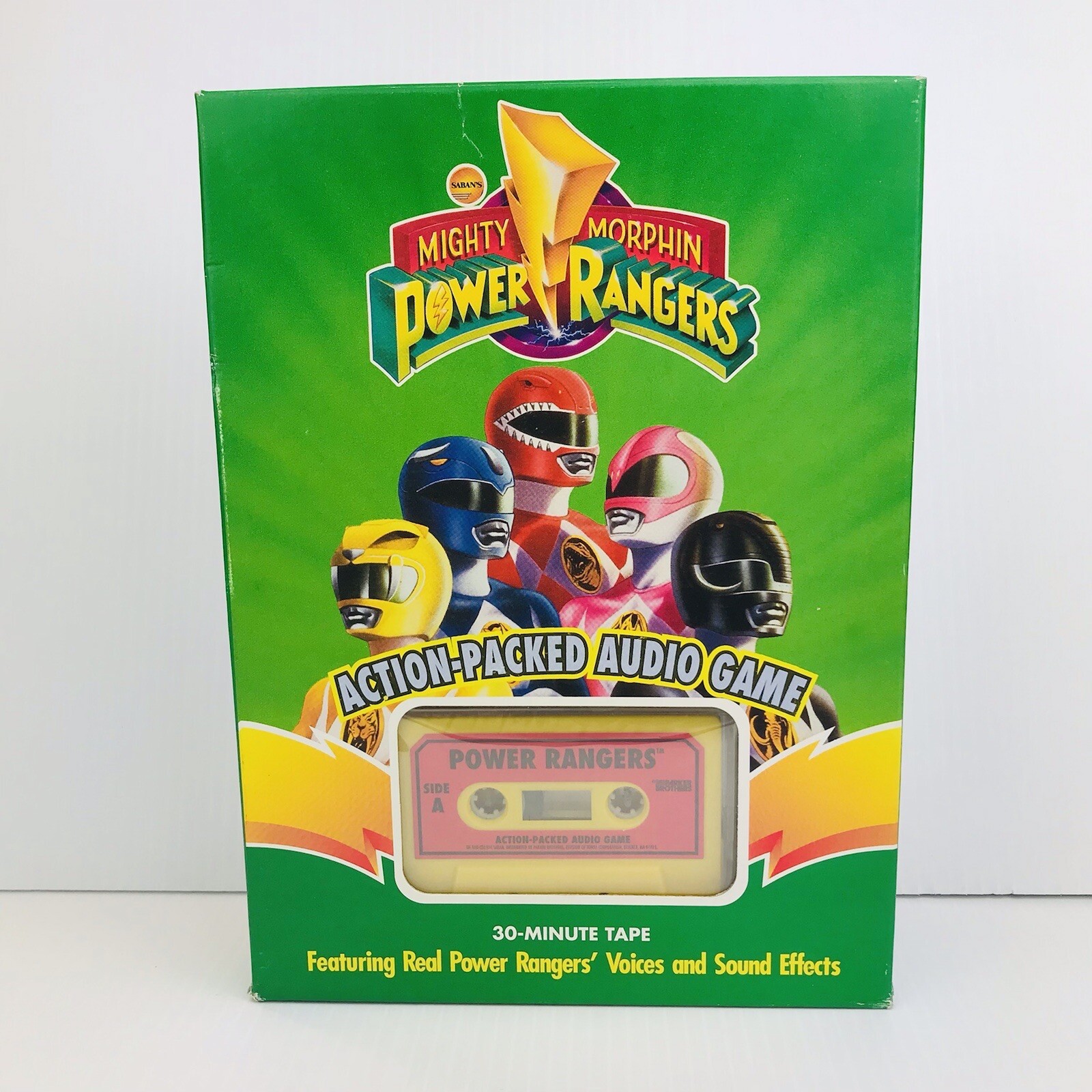Vintage Mighty Morphin Power Rangers 1990’s Audio Game SEALED Cassette ...
