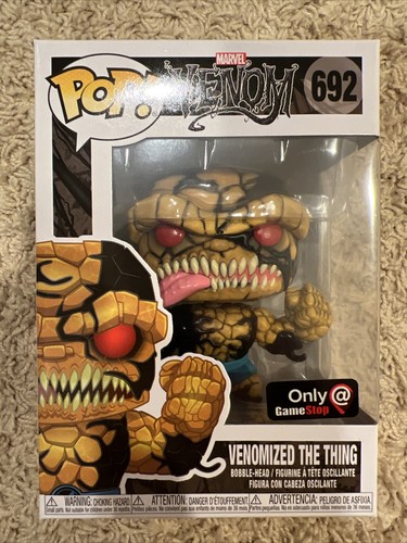 FUNKO POP MARVEL VENOM VENOMIZED THE THING FIGURE 692 #692 GAMESTOP ...