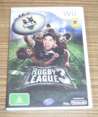 Nintendo Wii Game - Rugby League 3 (nb) | eBay Australia