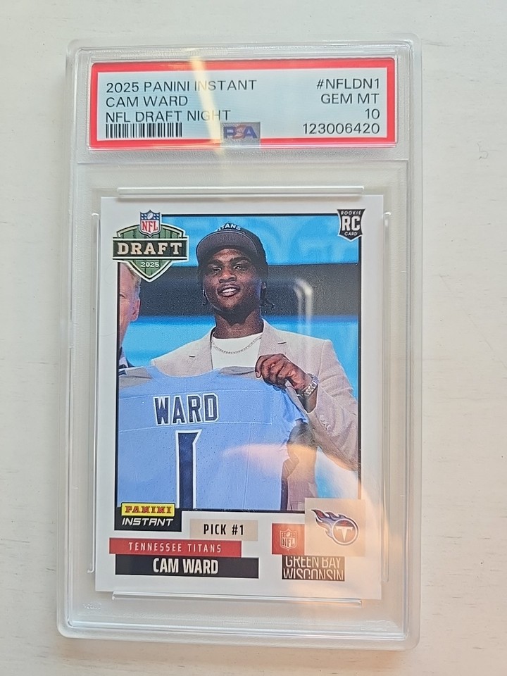 2025 Panini Instant Nfl Draft Night - Cam Ward #NFLDN-1 /9737 (RC) | eBay