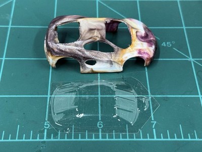 Fray Style / Bat Jet Body Fits Aurora Dash Autoworld HO Slot Car Tjet ...