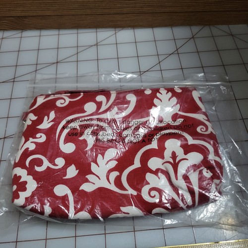 Thirty One Red Parisian Pop Mini Zipper Pouch | eBay