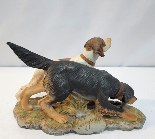 Vintage 1990 Masterpiece Porcelain by HOMCO "The Hunters" Figurine | eBay