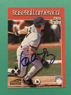 CHRIS TRUBY Signed NEW ORLEANS ZEPHYRS 1999 Team Best #93 ROOKIE ...