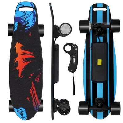 Electric Skateboard with 350W Motor, 27" Eboard with Remote Control, 4 ...