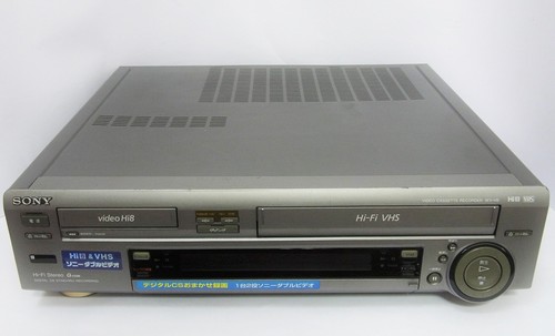 SONY WV-H5 VHS/Hi8 Video Cassette Deck Player Perfect operation ...