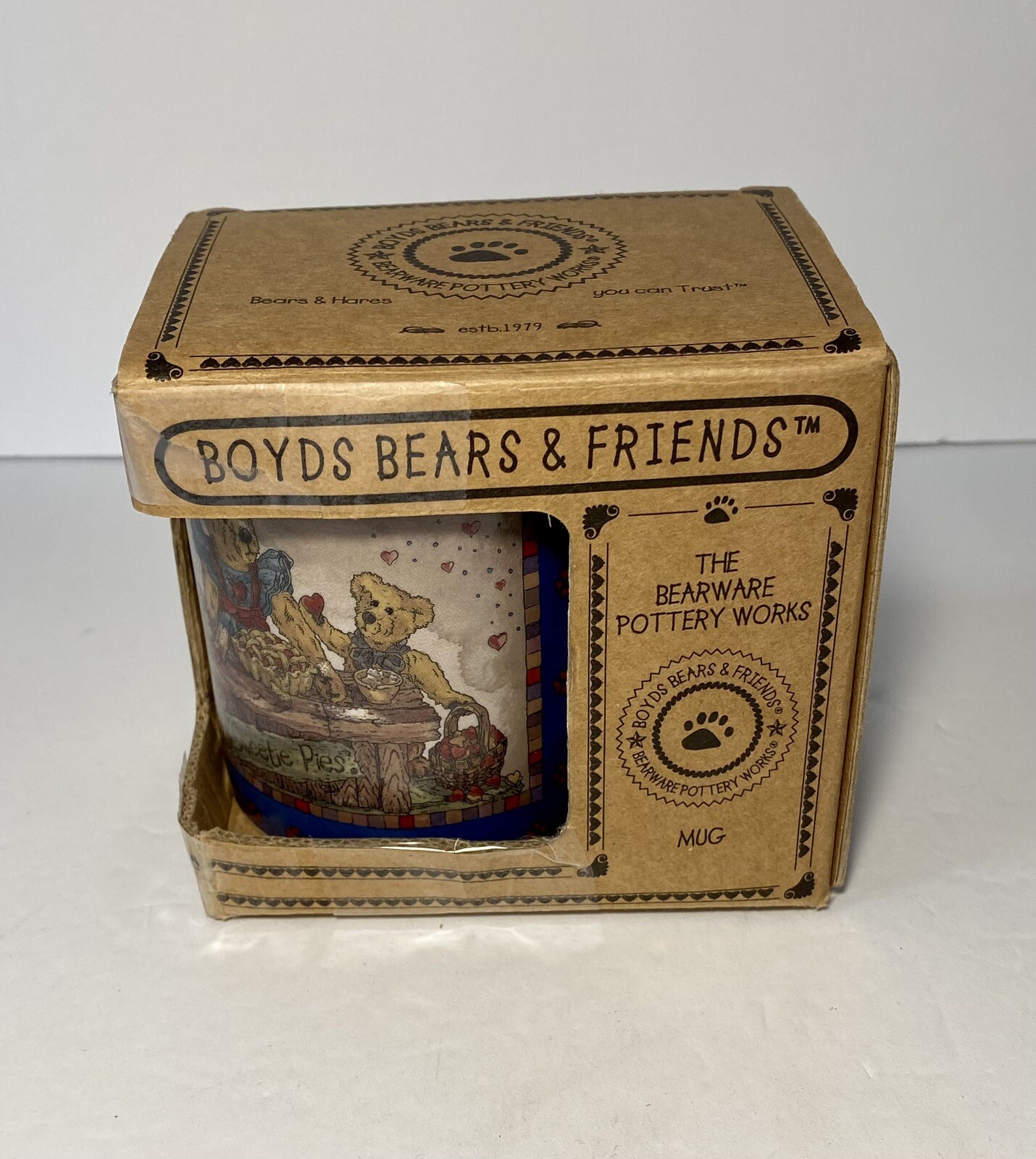 Boyds Bears 4” Mug Sweetie Pies 390503 Harrison Equal Parts Love ...