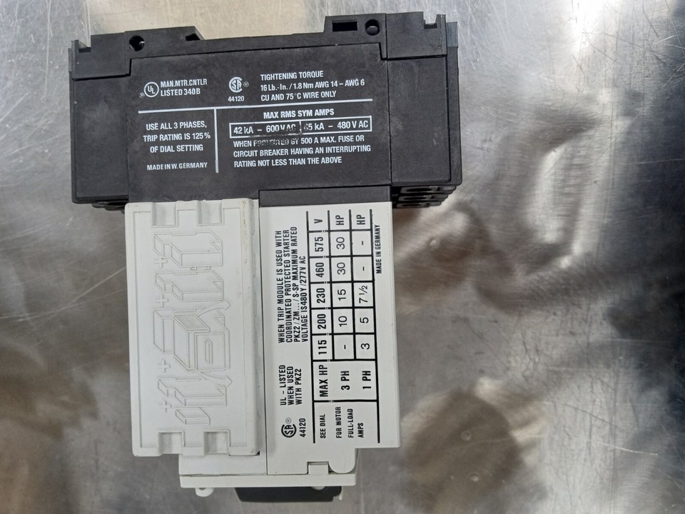 Klockner-Moeller PKZ2 ZM-40-PKZ2 Motor Protection | eBay